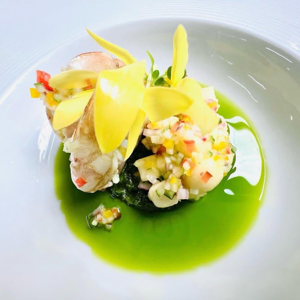 Caribbean Pickled Green Bananas, And Prawns, Shadow Benny Oil And Lemon ...